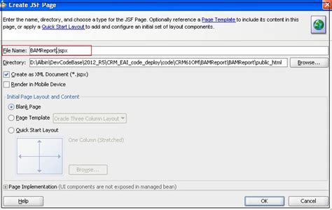 Building A Simple Oracle Adf Page Using Oracle Bam Data Control