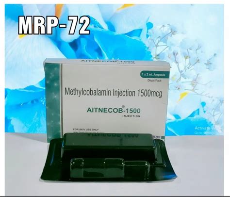 1500mcg Methylcobalamin Injection At ₹ 72 Piece Methylcobalamin Injection In Behror Id