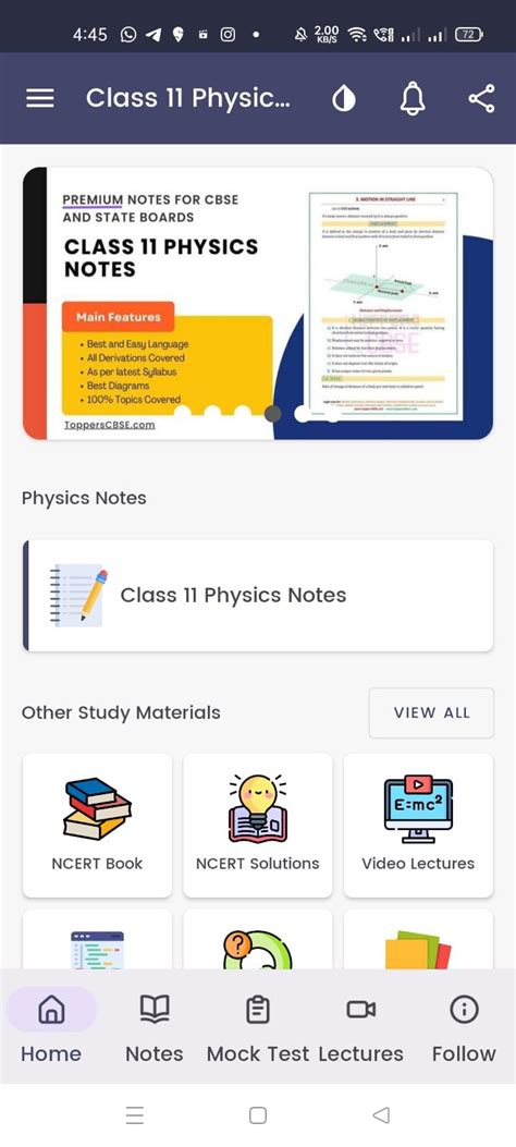 Class 11 Physics Notes Apk For Android Download