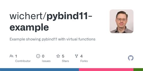Github Wichertpybind11 Example Example Showing Pybind11 With