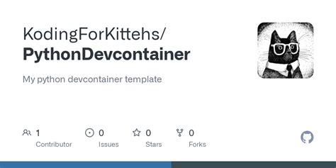 Github Kodingforkittehspythondevcontainer My Python Devcontainer