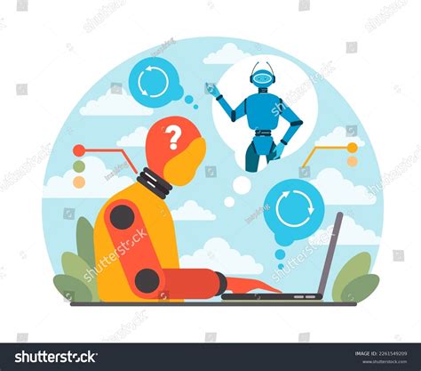 Artificial Intelligence Selflearning Computing System Deep Stock Vector Royalty Free