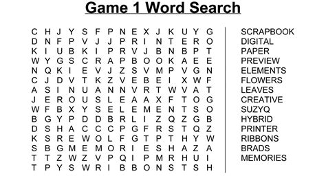 Free Printable Make Your Own Word Search