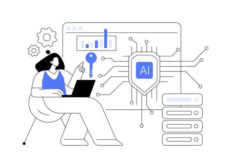 Ai Enhanced Telemedicine Abstract Concept Vector Image