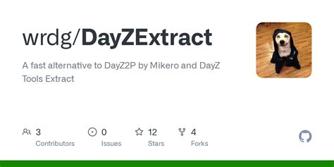 GitHub Wrdg DayZExtract A Fast Alternative To DayZ2P By Mikero And DayZ Tools Extract