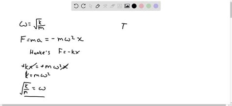 Solved Angular Velocity W Of An Oscillating Block And The Spring
