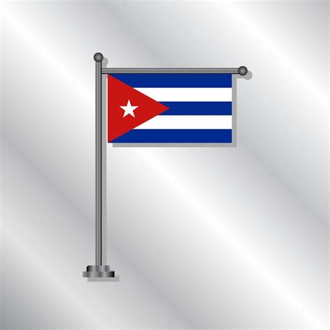 Illustration Of Cuba Flag Template 13257516 Vector Art At Vecteezy