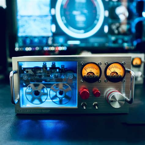 Retro Vu Meter Music Spectrum Mic Pick Up Light Audio Indicator Desktop