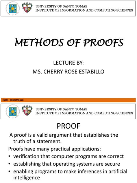 Methods Of Mathematical Proofs An Overview Of Direct Proofs Indirect