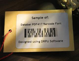 Databar PDF Barcodes An Ideal Choice For Businesses That Need To Store