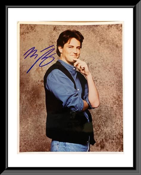 Matthew Perry Signed Photo Etsy