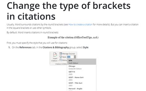 How To Create A Citation Microsoft Word