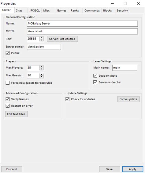 Server Creation Guide How To Make A Server Tutorials Classicube Forum