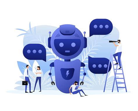 Chatbot Symbolkonzept Chatbot Oder Chatterbot Flache Zeichen Vektorillustration Premium Vektor