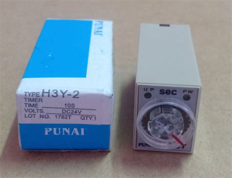 ทามเมอร DELAY TIMER TIME RELAY H3Y 2 DC24V 10S สนคาพรอมสง Lazada co th