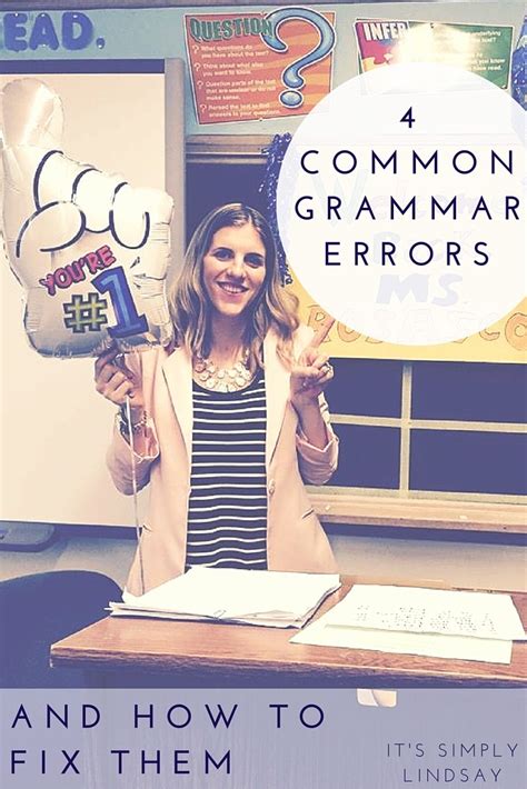 4 Common Grammar Errors It S Simply Lindsay