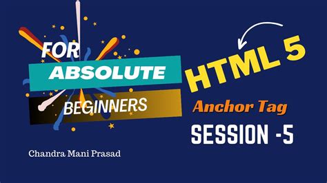 Html5 Tutorial For Beginners Anchor Tags Linking Files And Elements