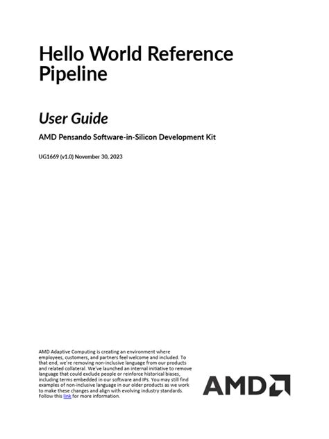 Pensando Ssdk Hello World User Guide Pdf Computer Network