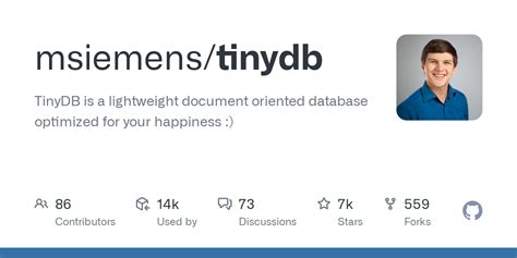 Github Msiemenstinydb Tinydb Is A Lightweight Document Oriented Database Optimized For Your