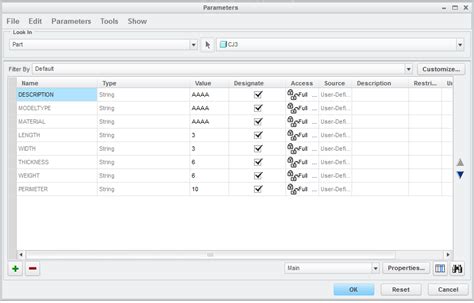 Solved Creo 20 Parameters Prt Drw Asm Ptc Community