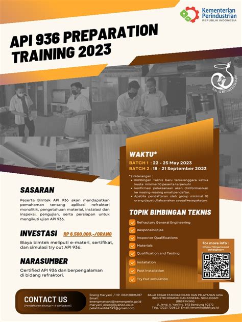Leaflet Refractory Api 936 Preparation Training 2023 Pdf
