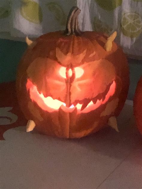 I Made A Cacodemon Pumpkin Doom