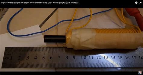 Digital Vernier Caliper For Length Measurement Using Lvdt And Arduino Uno Instructables
