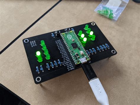 Pico Controlled Binary Clock Rraspberrypiprojects