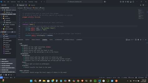Npx Hardhat Test Successful The Vs Code Extension By The Nomicfoundation And Hardhathq