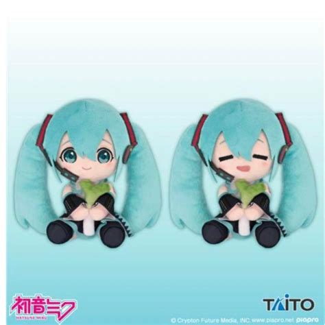 Hatsune Miku Hug Hug Plush Doll Toy Cm Set Of Taito From Japan Shopee Singapore