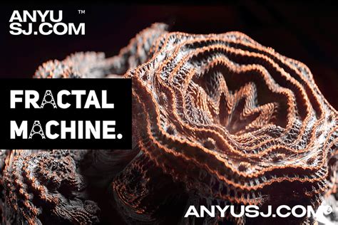 Blender插件 3d不规则分形艺术流体预设插件fractal Machine 安鱼设计资源丨优质平面设计资源共享站