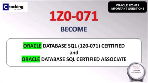 1z0 071 exam oracle database sql certified 2023 4 practice