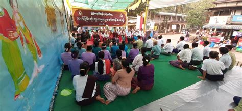 သာပေါင်းမြို့နယ်တွင် ၁၃၈၅ ခုနှစ်၊ မြန်မာနှစ်ဆန်း ၁ ရက်နေ့ သက်ကြီးဘိုးဘွားများအား ပူဇော်ကန်တော့