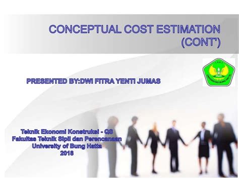 Conceptual Estimate Ppt Free Download