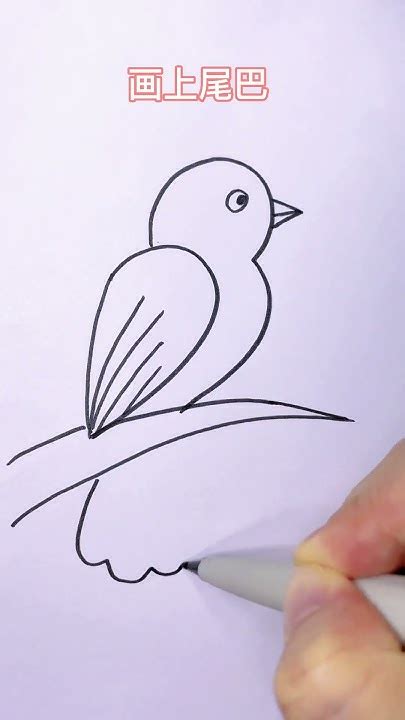 超簡單的小鳥畫法 用數字23畫小鳥 育兒簡筆畫 一起學畫畫 画画教学 画画教程 一起学画画 简笔画 绘画教学 零基础学画画 Youtube
