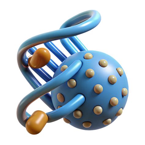 Stunning Traditional Dna Molecule With Binary Data Overlay Cutout