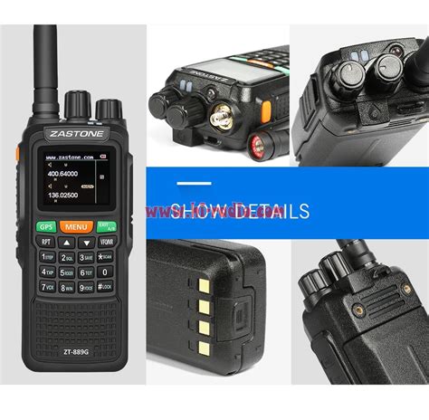 ZASTONE ZT G GPS W VHF UHF Dual Band Ham Radio For Explore Hunting