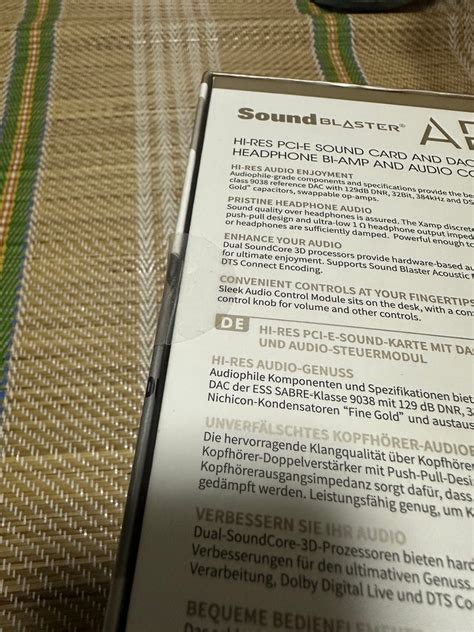 Sound Blaster Ae 9 Acm Led 能關嗎 Mobile01