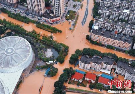 台风海葵带来强降雨 福州郊区现内涝 王东明 福清 福建省