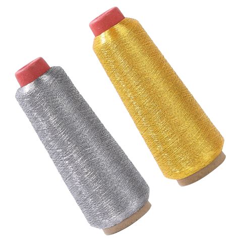 2 rolls computer embroidery threads multi function threads cross stitch threads durable weaving