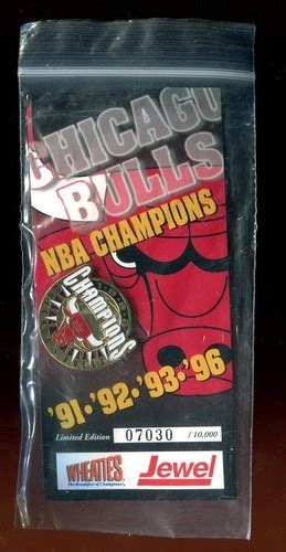 Pin Sports Basketball 1996 Chicago Bulls Championships Sga Ebay
