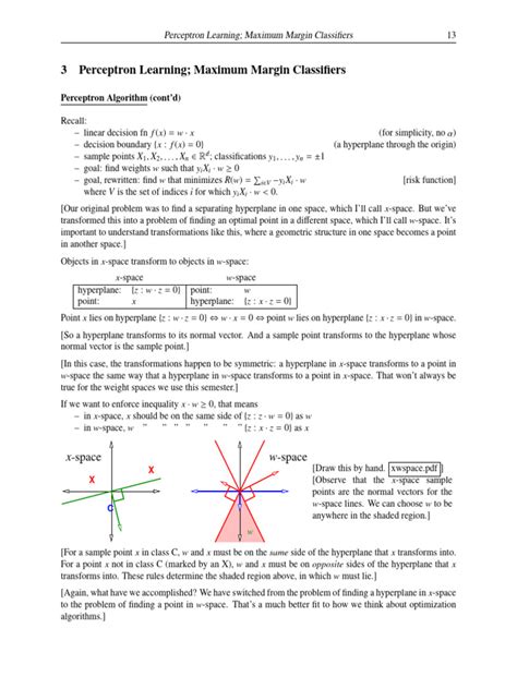 Perceptron Notes Pdf Computer Programming Computational Science