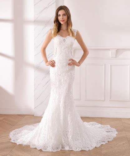 Lw2088 Sex Mermaid Dress Side Unliningmodel Wedding Dress