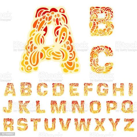 추상적임 예술직 색상화 글자를 알파벳 벡터 일러스트레이션 배경기술 곡선에 대한 스톡 벡터 아트 및 기타 이미지 곡선 귀여운