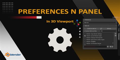 preferences n panel superhive formerly blender market