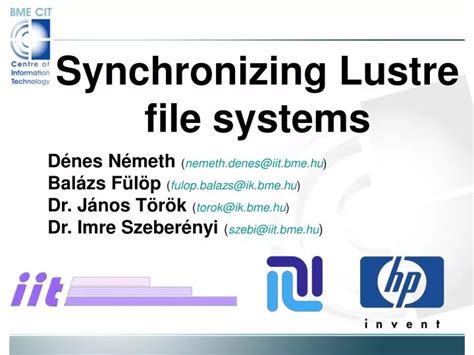 Ppt Synchronizing Lustre File Systems Powerpoint Presentation Free