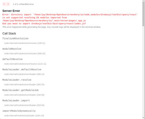 Getting Error While Building Meshery Ui With Make Ui Build Community Layer5 Community Forum