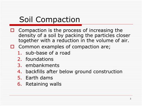 SOLUTION Soil Compaction Studypool