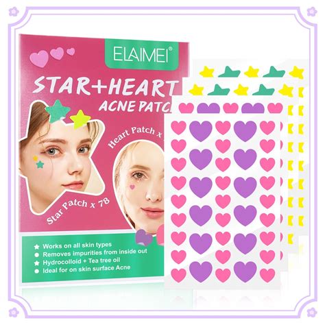 Elaimei Star Heart Invisible Acne Removal Pimple Patch Pimple Acne