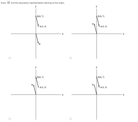 Solved Find A Vector A With Representation Given By The Chegg